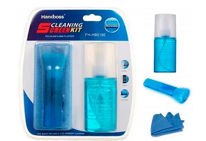 KIT LIMPIA PANTALLA HANDBOSS 3 EN 1 LCD TV TELEFONOS SCREEN DE 200ML NEX